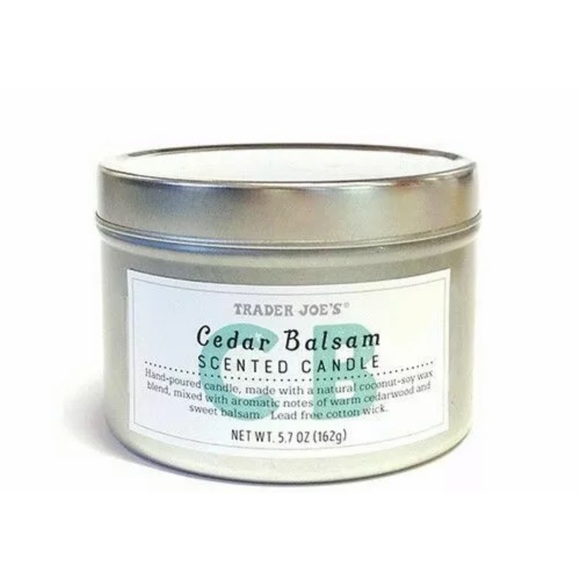 TRADER JOE’S | Accents | Trader Joes Cedar Balsam Candle Limited Edition | Poshmark